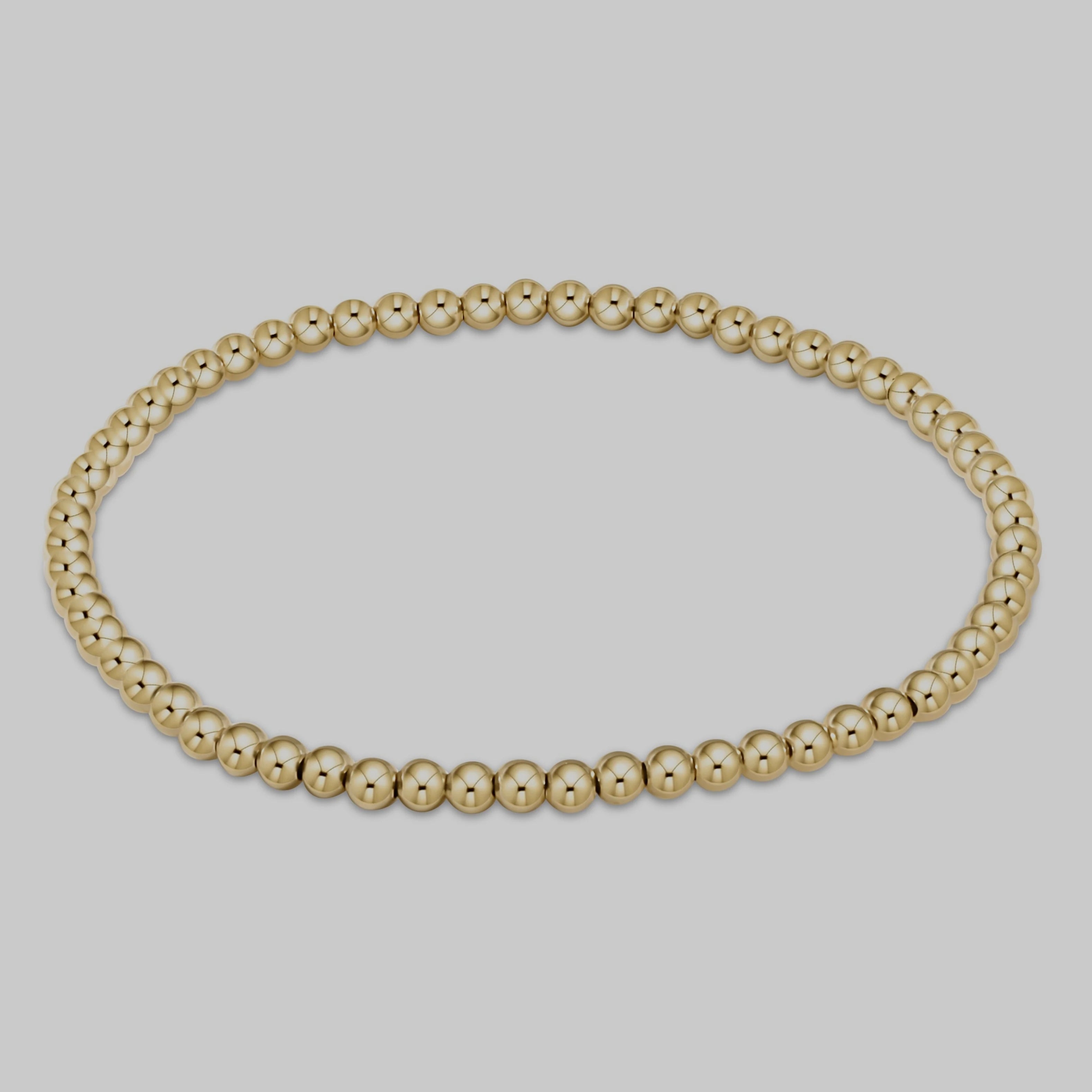 Stretch Gold Ball Bracelet – Elysian Jewels